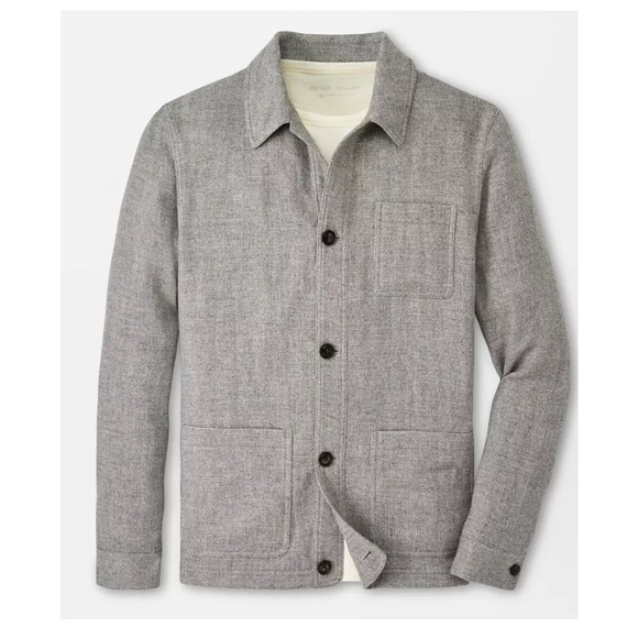 Peter Millar | Jackets & Coats | Nwt Peter Millar Summer Strasse Chore Coat Shirt Jacket Linen ...